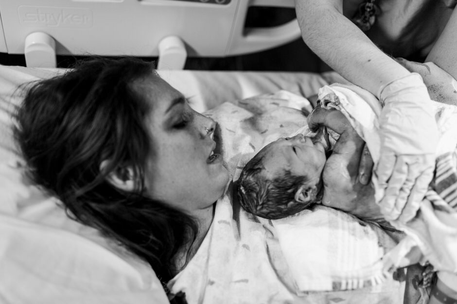 Michigan Birth Photographer | Raven Birth Story - Rachel Kaye Photography