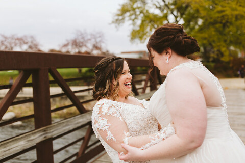 The Haight in Elgin Wedding | Marissa + Stephanie - Rachel Kaye Photography